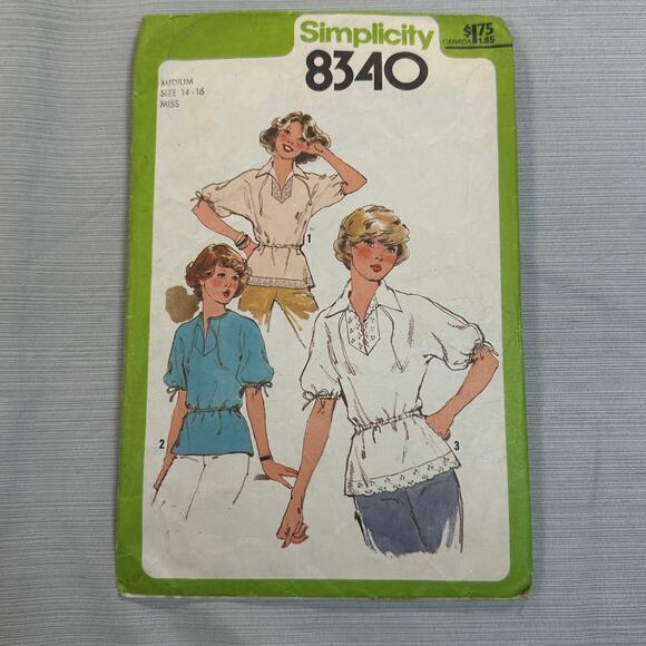 Simplicity | Office | 977 Simplicity Vintage Sewing Pattern 834 Misses ...